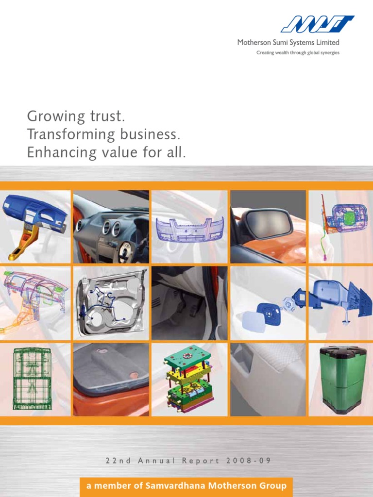 Motherson Sumi Systems Limited AR 08 09 | PDF | Joint Venture | Mergers ...