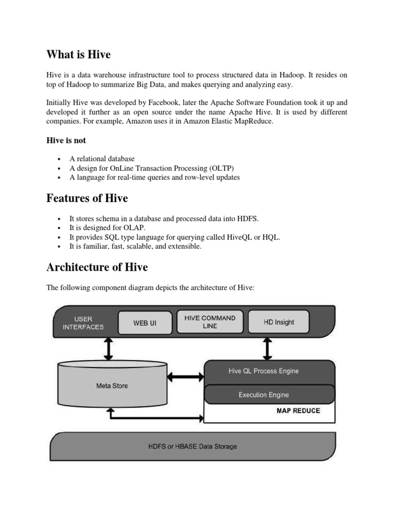 Hive Tutorial | PDF | Apache Hadoop | Database Index
