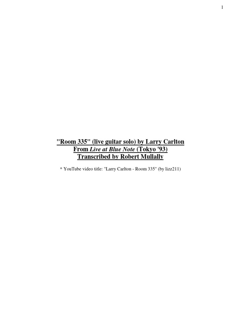 Room-335 | Guitars | Musicology