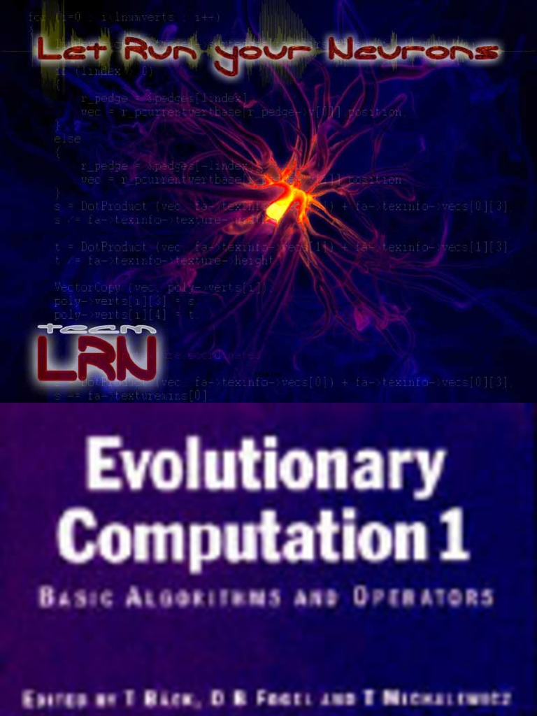 Putation 1 Basic Algorithms And Operators By Thomas Back Pdf Genetic Algorithm Evolution