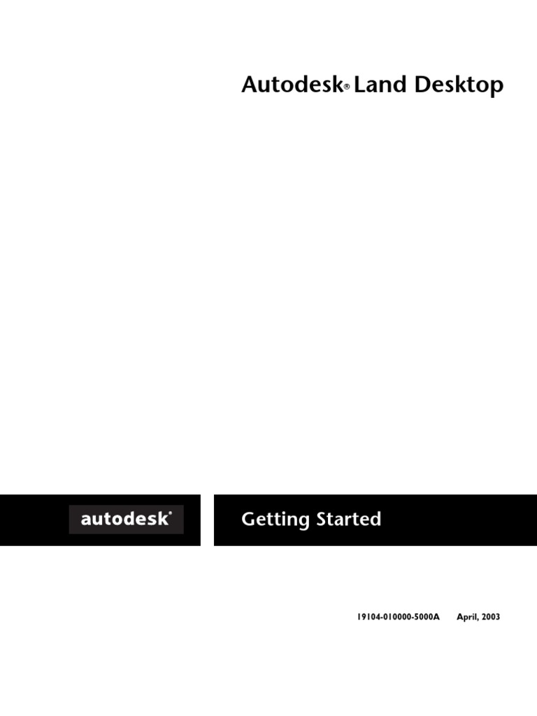 Land 2004 Getting Started | PDF | Auto Cad | Autodesk