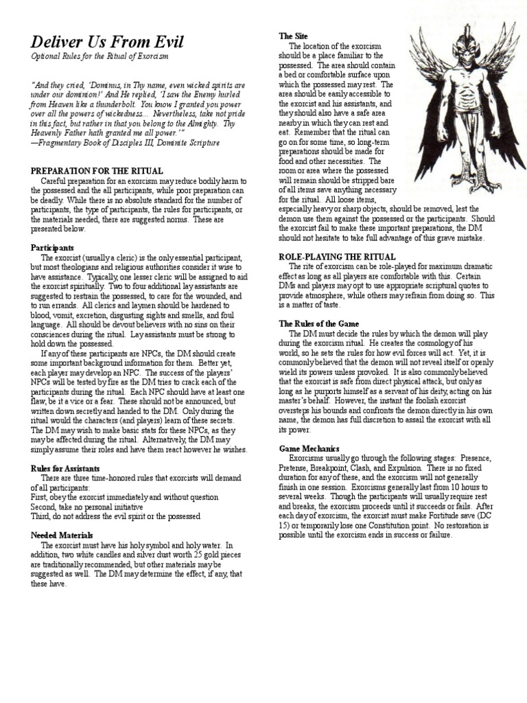 The Rites of Exorcism | Exorcism | Demons