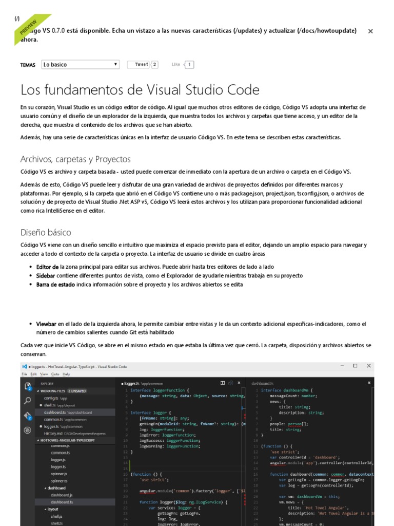 Los Fundamentos de Visual Studio Code | Computer File | Point And Click