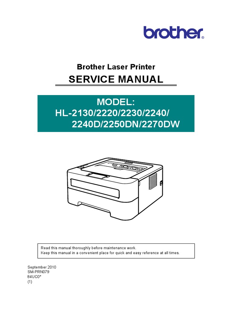 Brother HL-2130,2220,2230.2240D, 2250DN, 2270DW PDF | PDF | 64 Bit ...