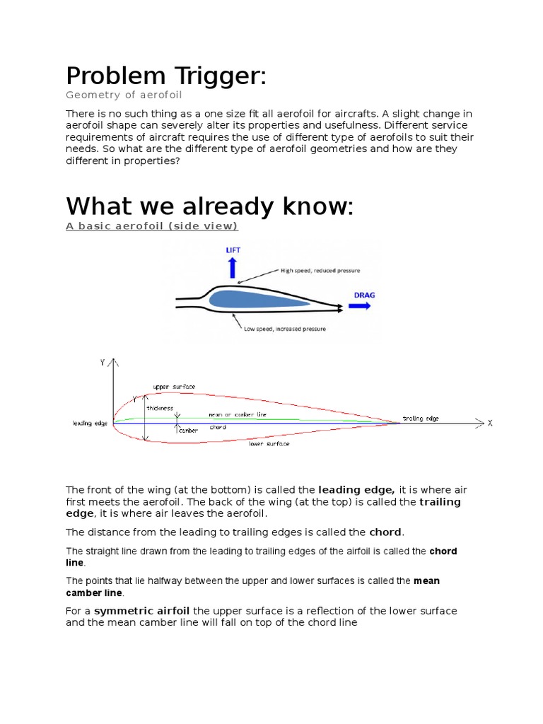 Airfoil Geometry | Airfoil | Aerospace Engineering