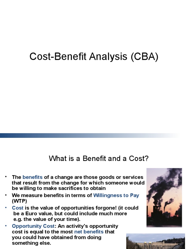 Chapter - 04 Cost Benefit Evaluation | PDF | Present Value | Cost ...