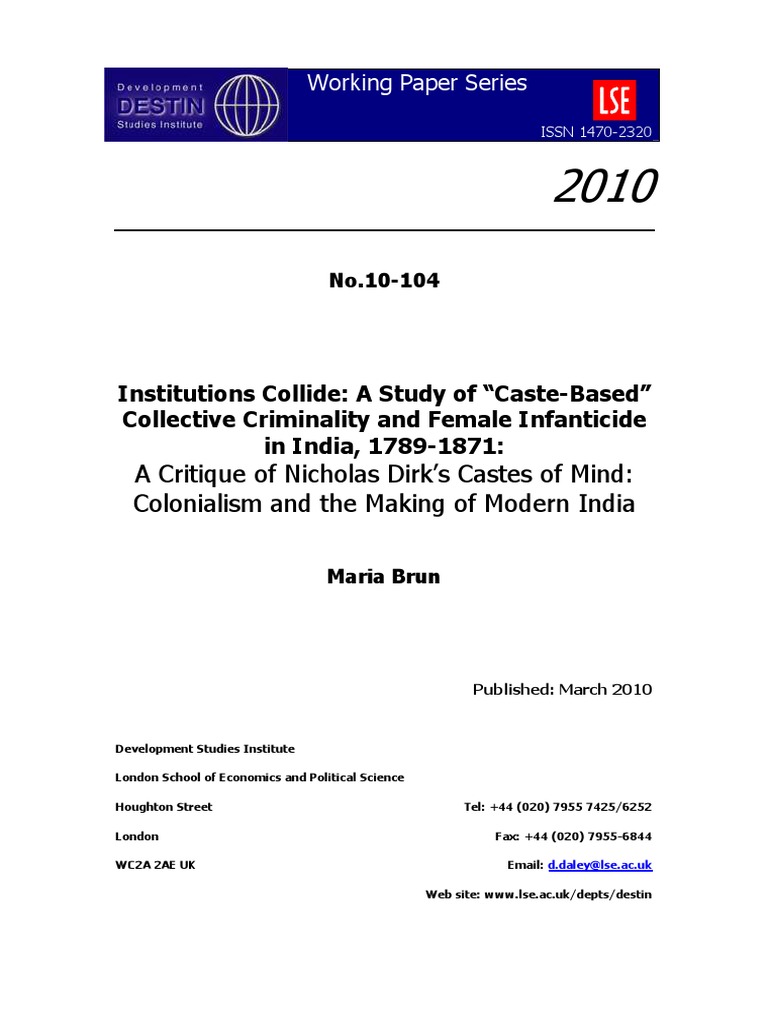 Castes of The Mind | PDF | Crime & Violence | Crime Thriller