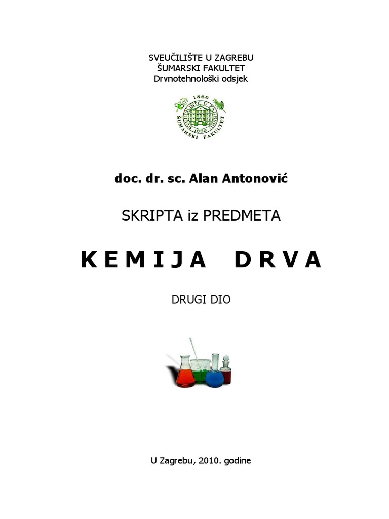 Skripta Kemija Drva - 2. Dio | PDF