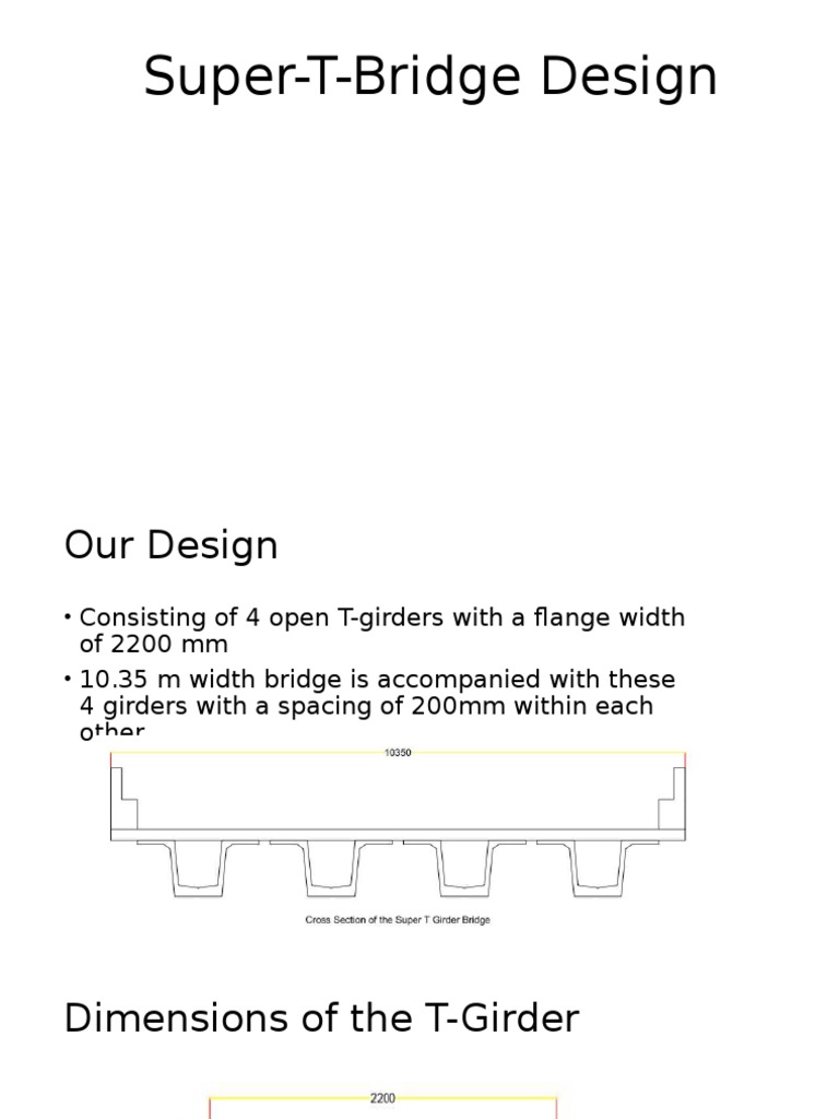 Super T Bridge Design | PDF