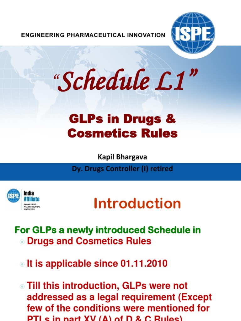 #2 ISPE Schedule L1 | Download Free PDF | Verification And Validation ...