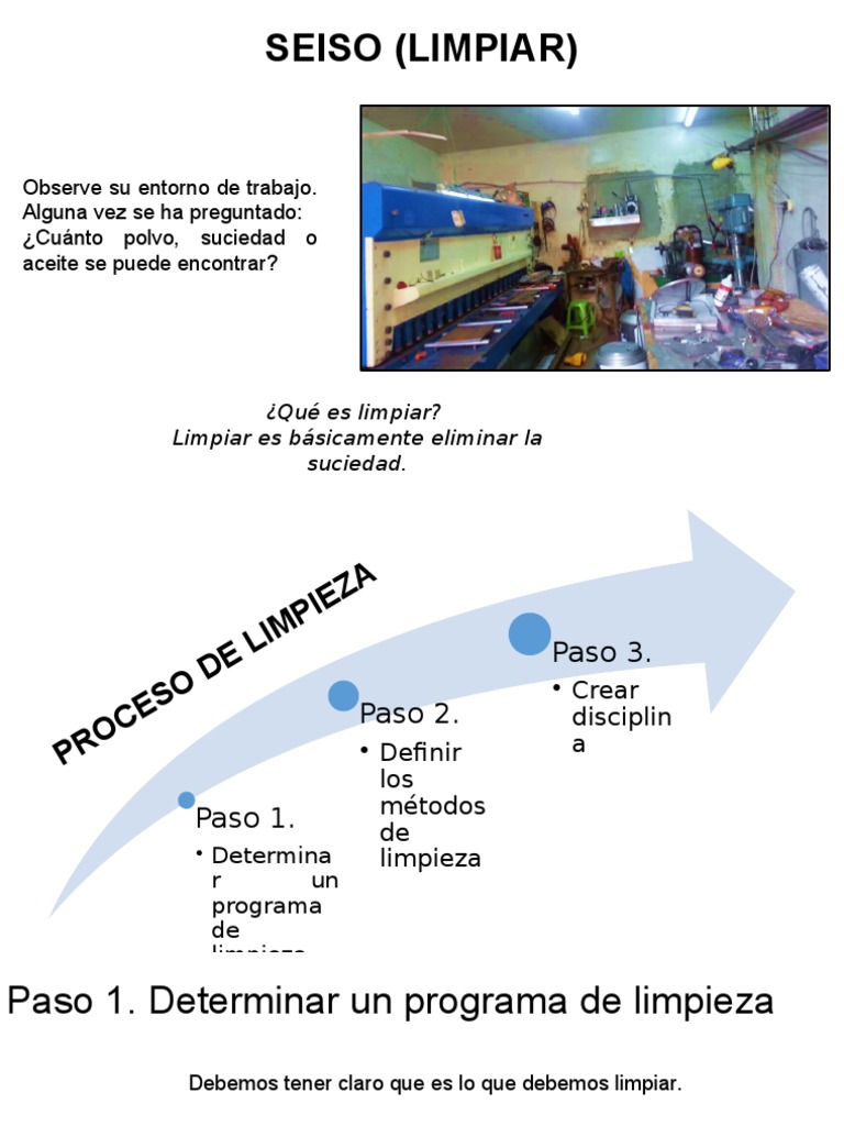 Seiso (Limpiar) | PDF