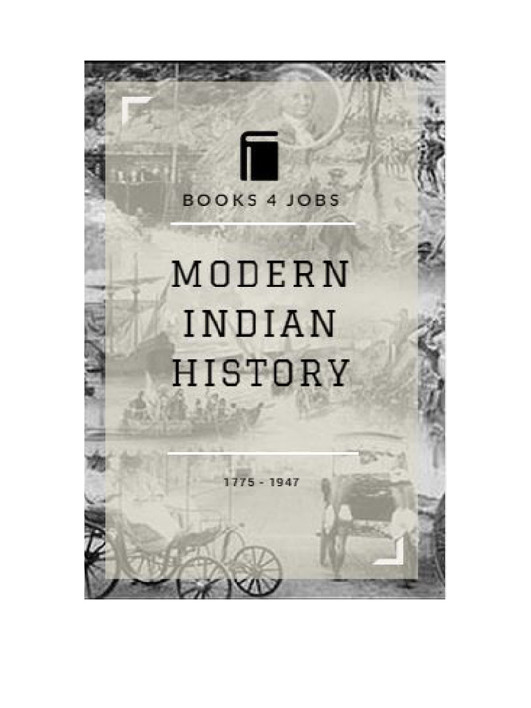 Modern Indian History | PDF | British Raj | British India