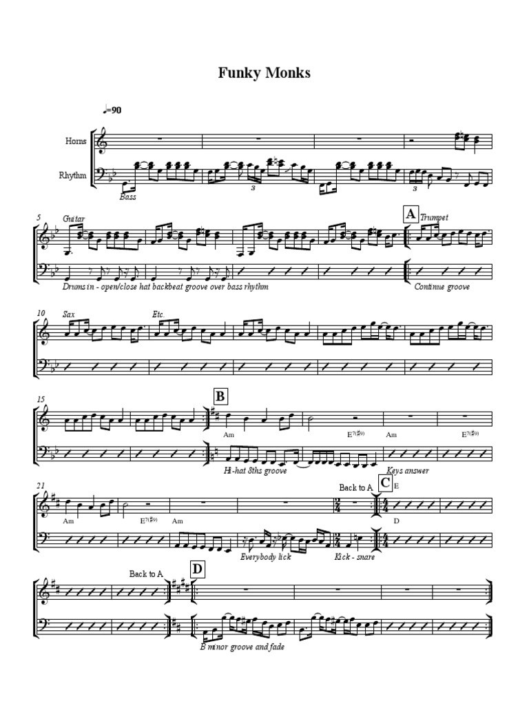 Funky Monks | PDF | Divertissement (Général)