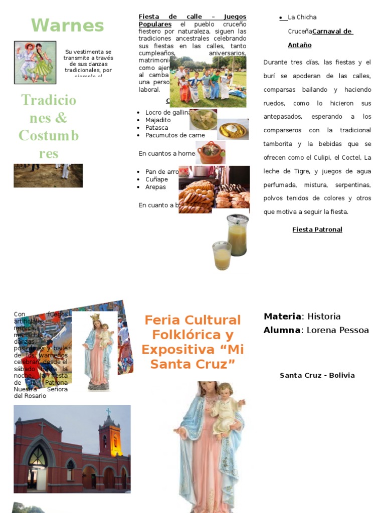 Triptico Warnes | PDF