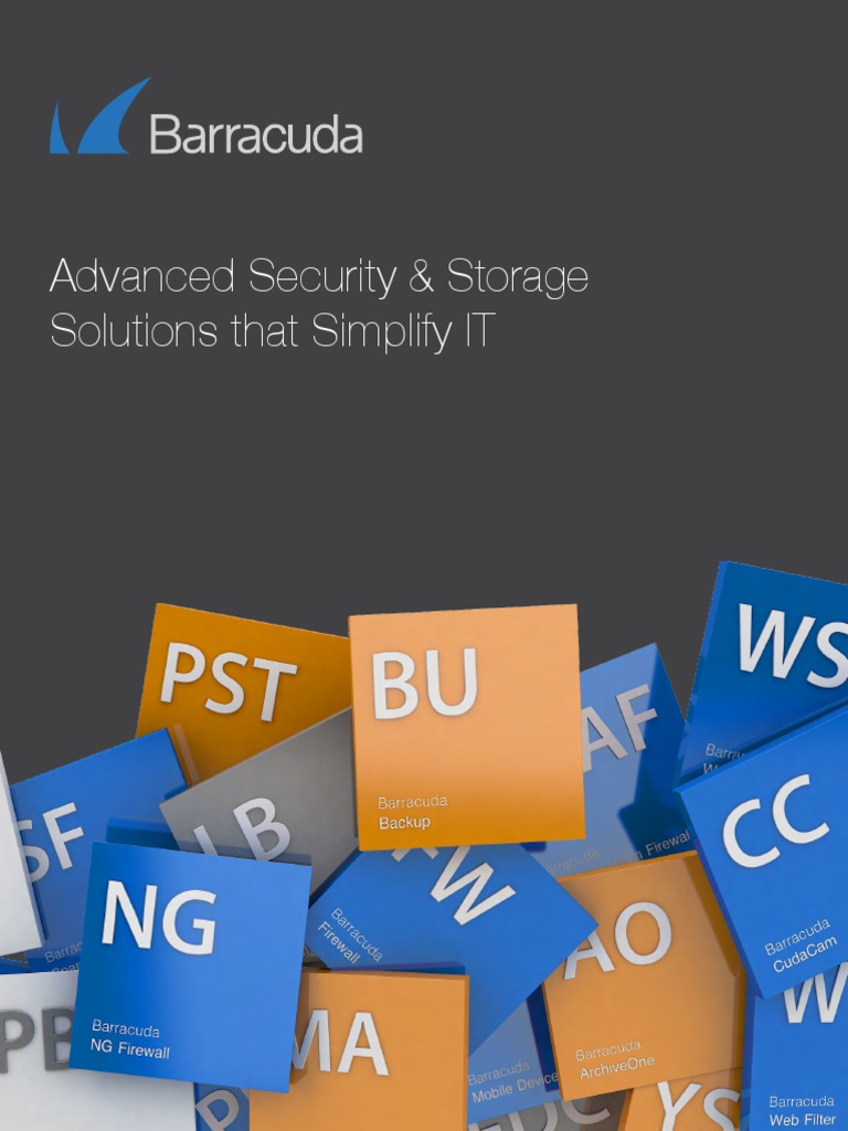 Barracuda Product Brochure US PDF | Download Free PDF | Cloud Computing ...