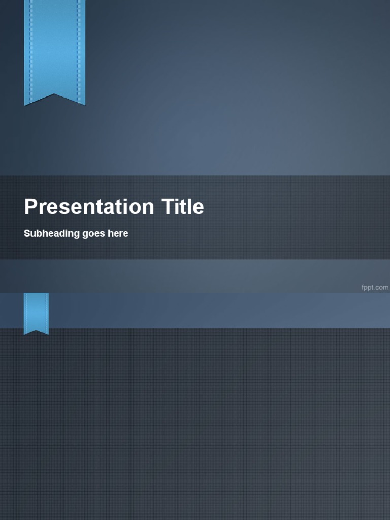 Presentation Title: Subheading Goes Here | PDF