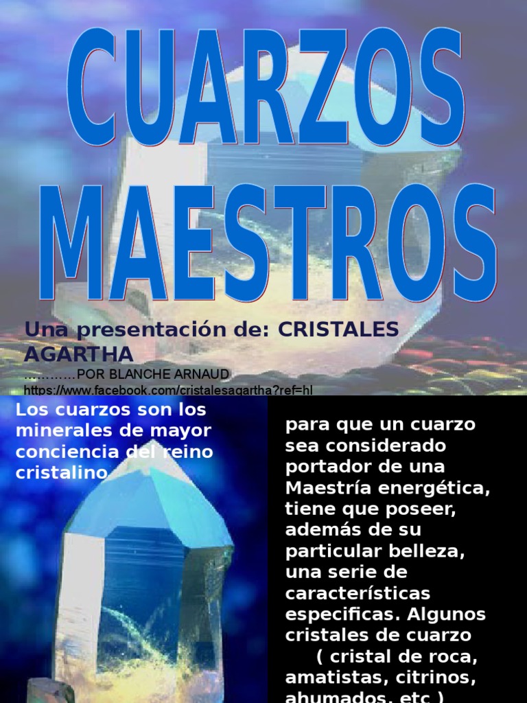 Presentación Cuarzos Maestros | PDF