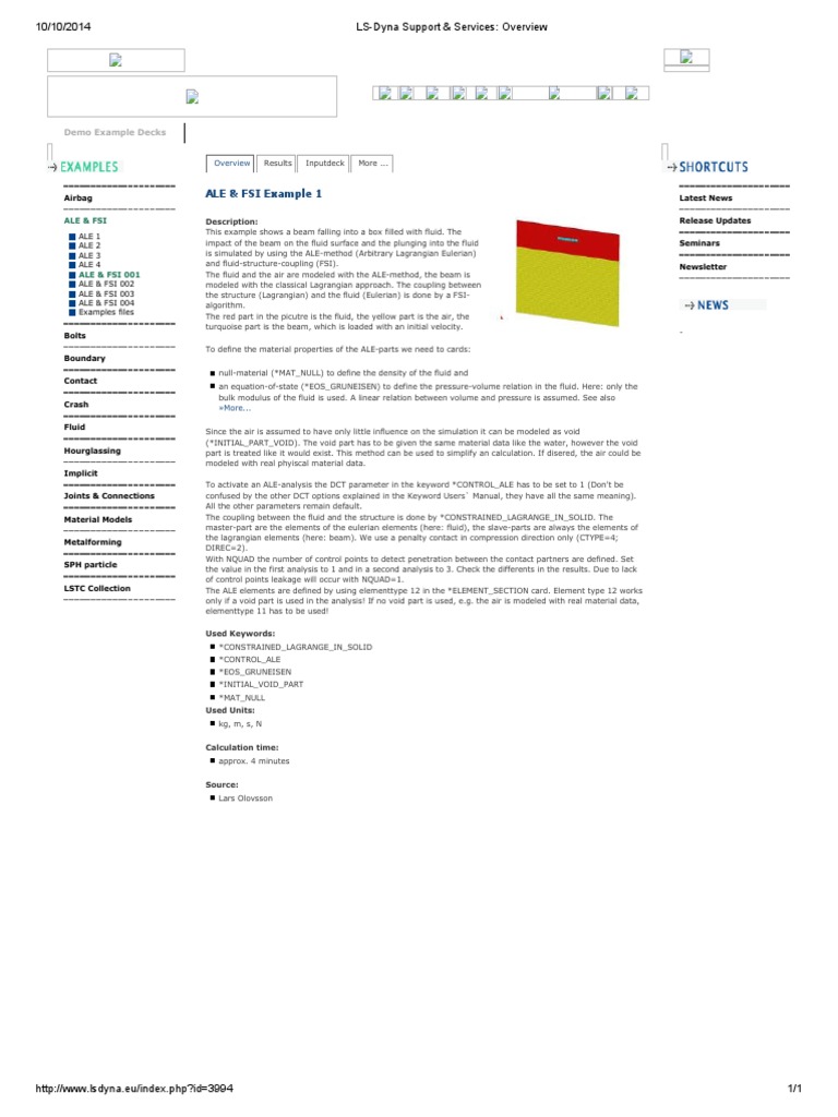 Ls Dyna Null Mat Eos | PDF | Continuum Mechanics | Physical Sciences