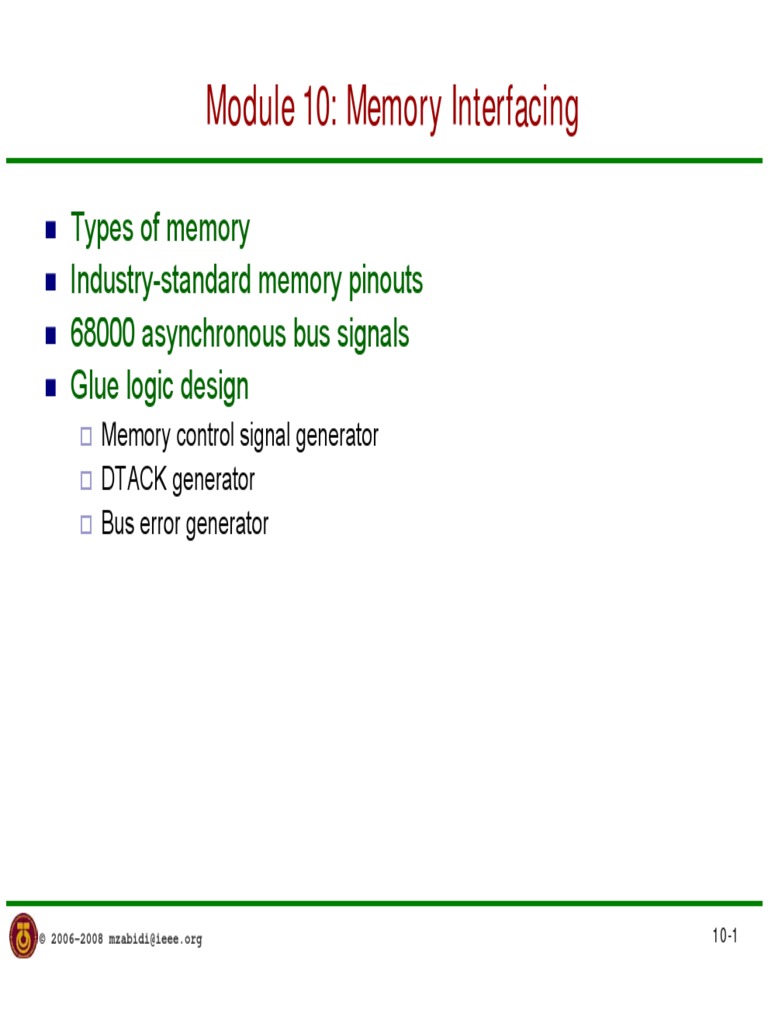 Peripherai Interface Microprocessor 68000 | PDF | Read Only Memory | Computer Memory