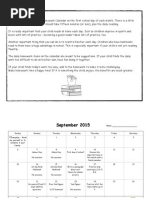 September Homework Calendar | PDF | Schools