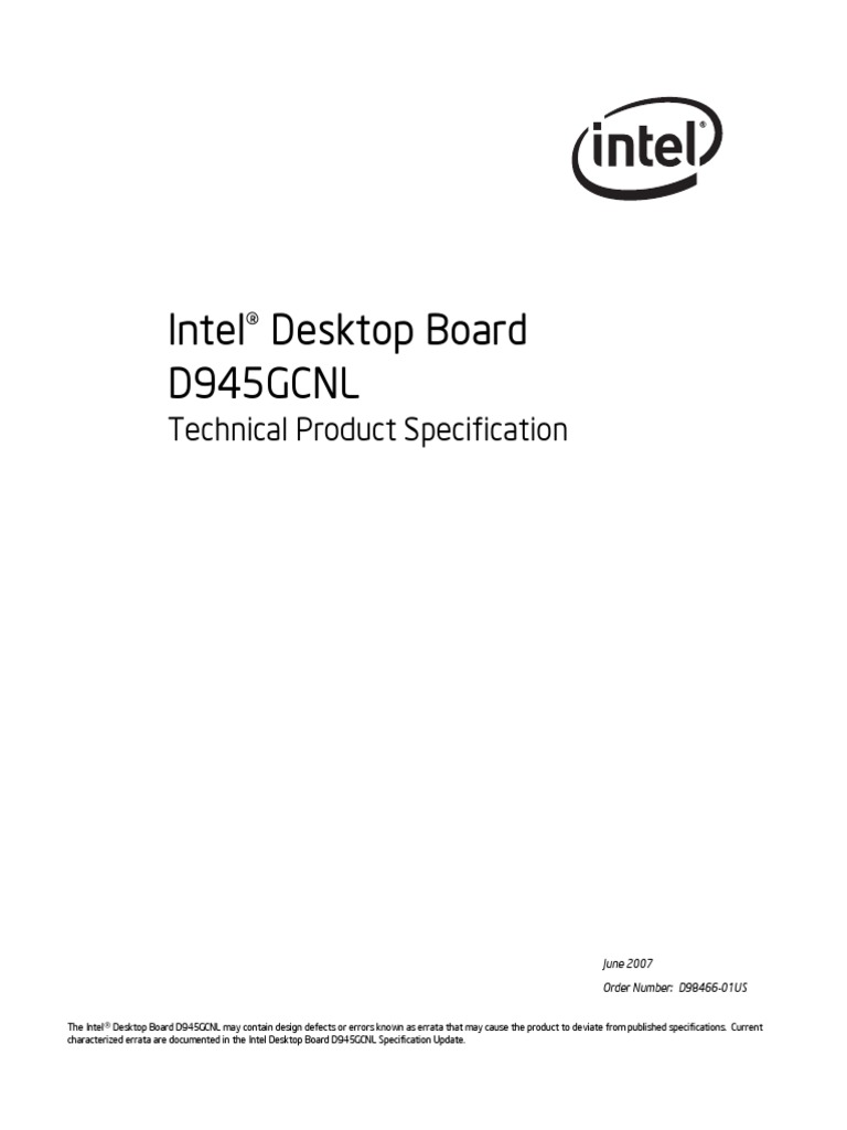Data Sheet Intel Chipset | PDF | Usb | Bios
