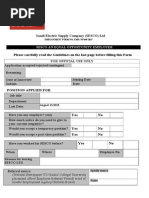 Application For Employment: Public Service of Namibia | PDF