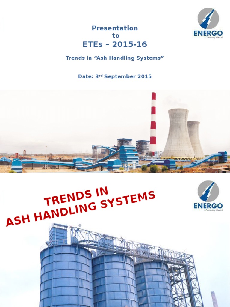 Ash Handling System | PDF | Pump | Pipeline Transport
