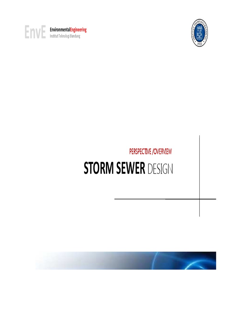 Design of Storm Sewer Systems: Applying the Rational Method to ...