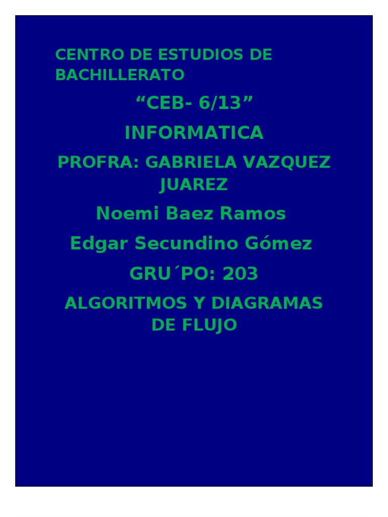 Algoritmos de Informatica 2 | PDF