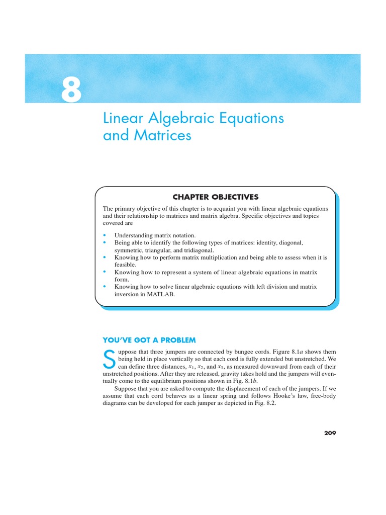 8 Sistem Persamaan Linier SPL | PDF | Matrix (Mathematics) | Equations