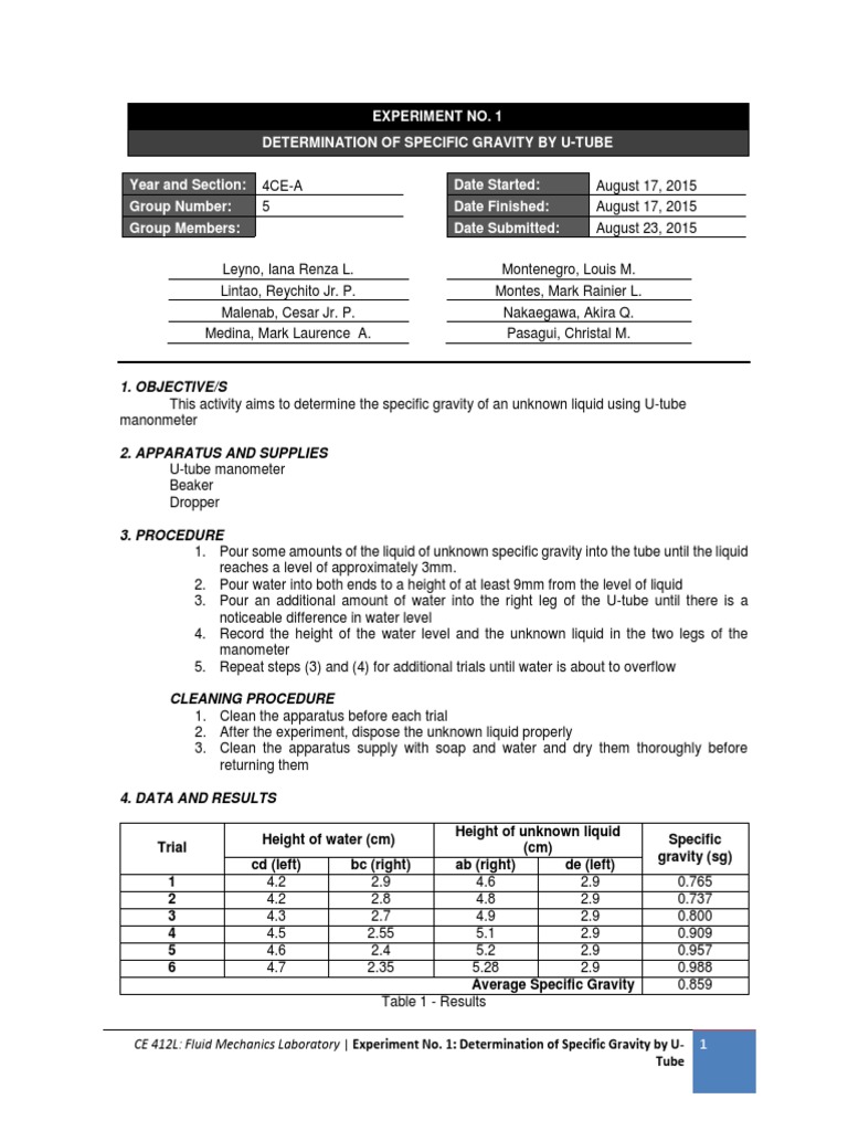 SP of Cement | PDF | Density | Pressure Measurement