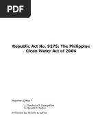 RA 9275 Presentation | PDF