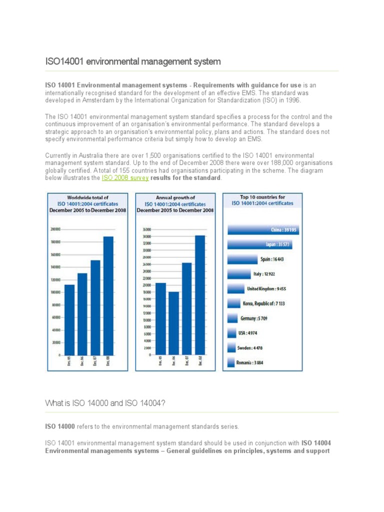 EMS Requirements | PDF | Environmental Resource Management | Natural ...