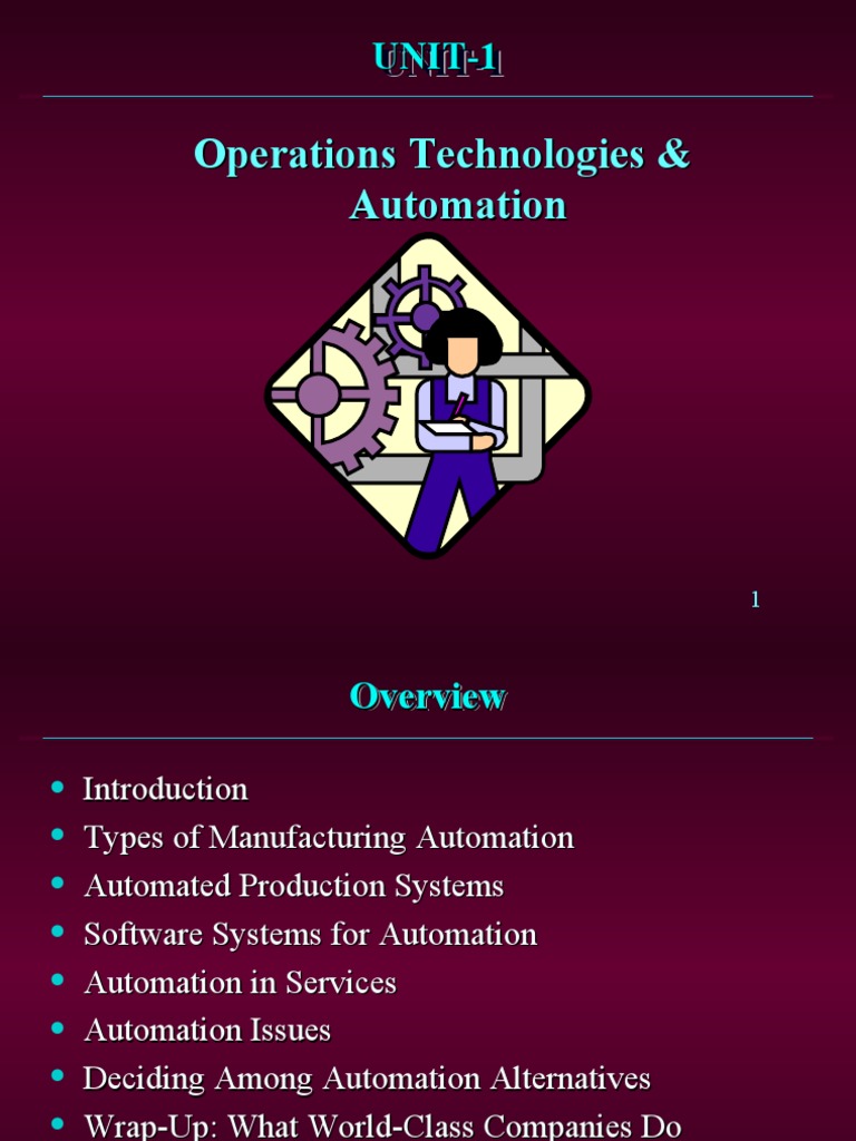 Unit 1 Unit 1 | PDF | Automation | Computer Aided Design