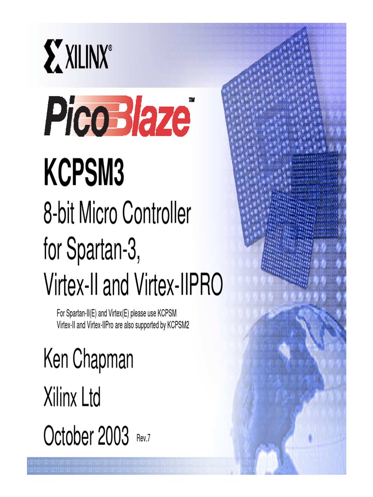 Picoblaze Manual | PDF | Instruction Set | Input/Output