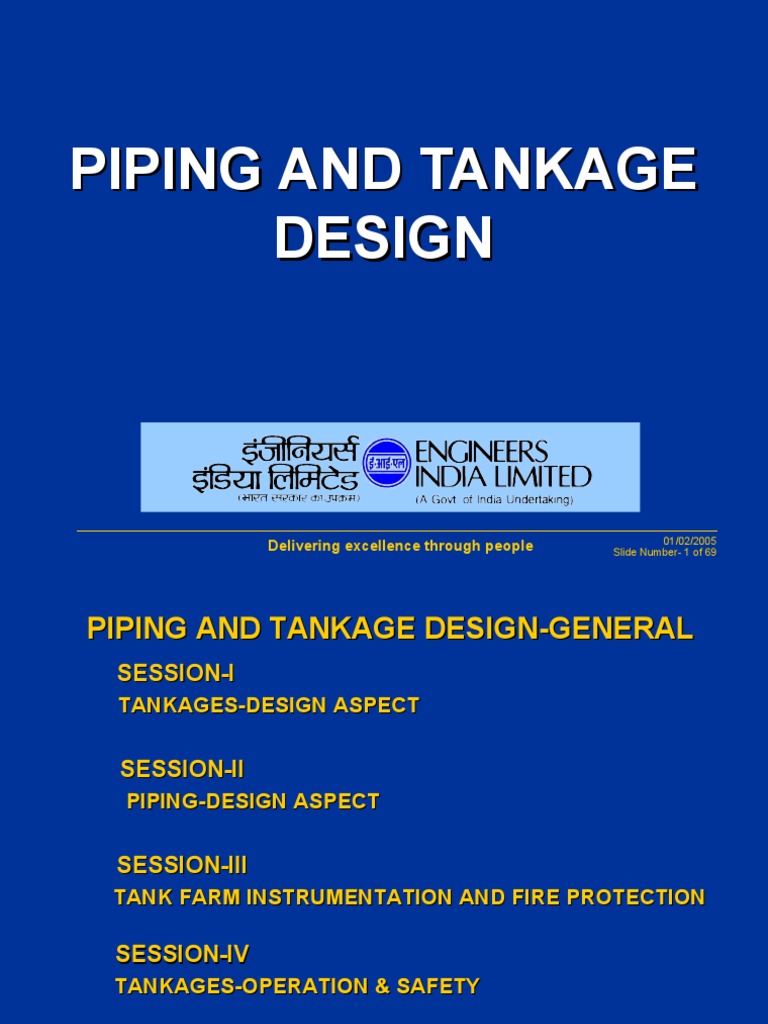 Piping and Tank Design | PDF | Pump | Fluid Dynamics