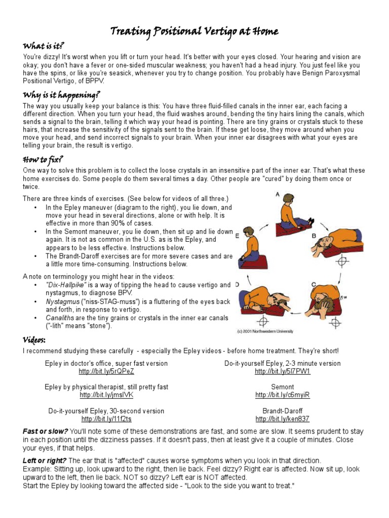 BPPV | PDF | Diseases And Disorders | Medical Specialties