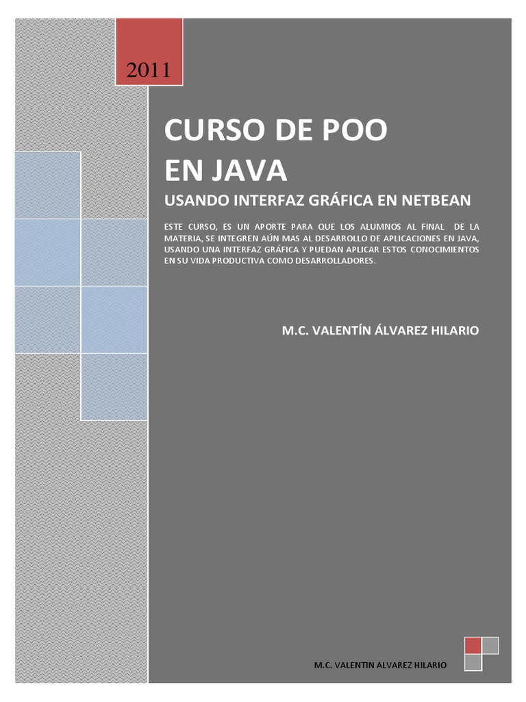 Curso POO en Java con NetBeans | PDF | Java (lenguaje de programación ...