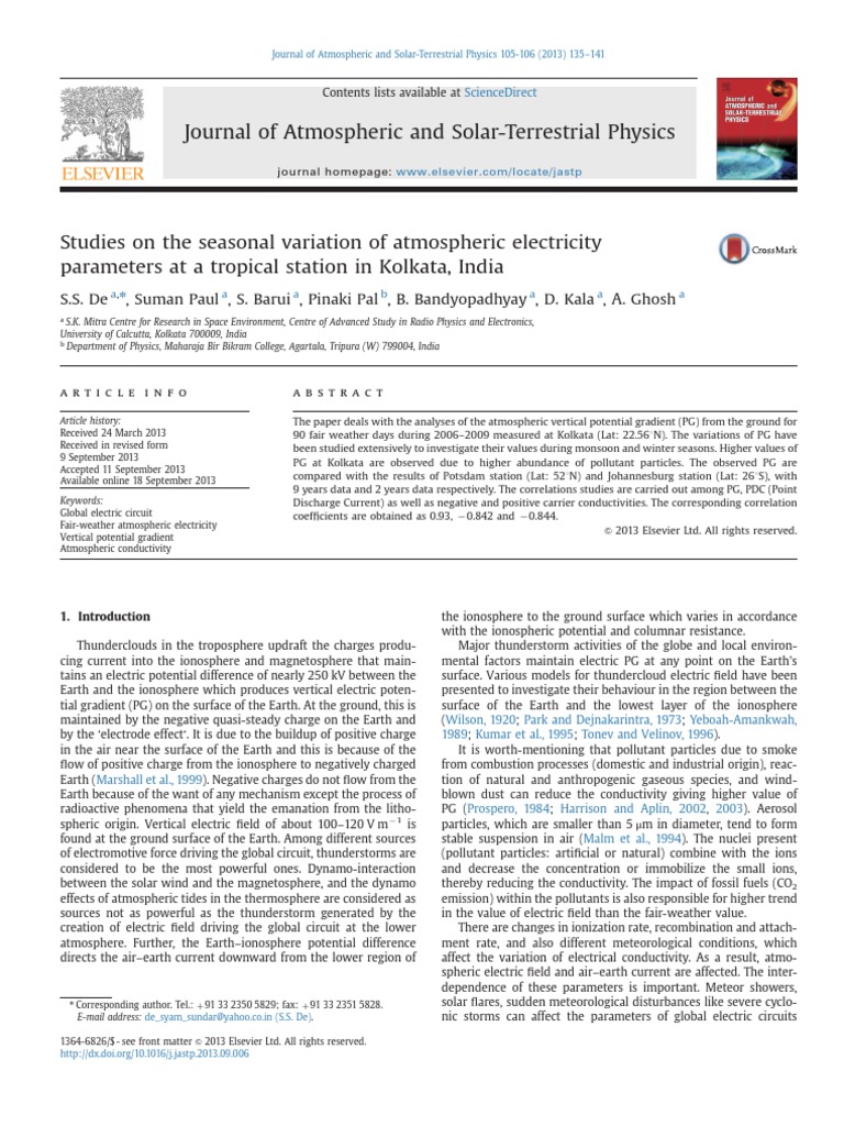 Lect04. Electricidad Atmosférica | PDF | Atmosphere Of Earth | Thunderstorm