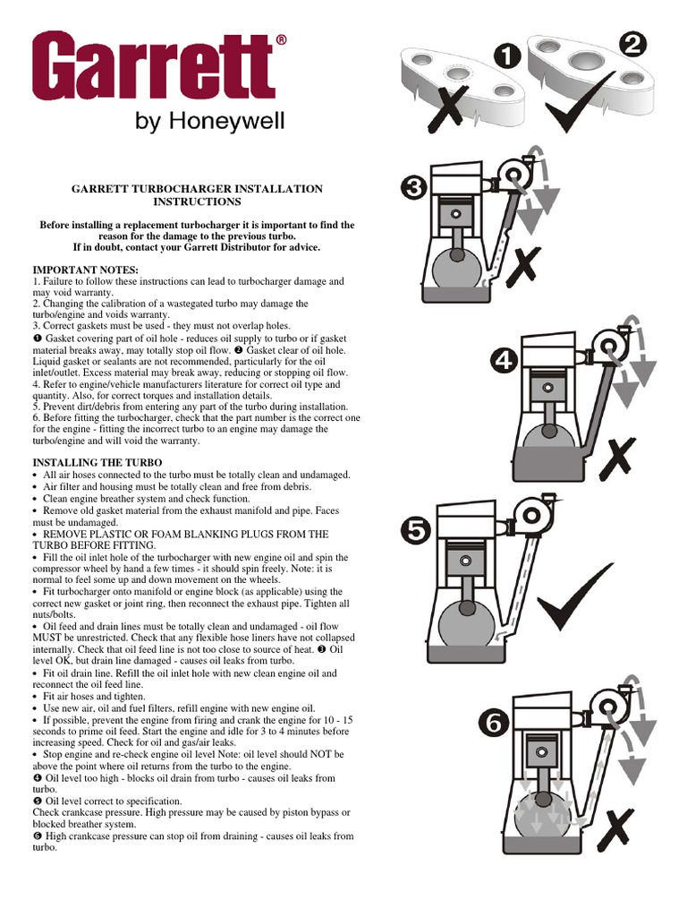 Garrett Manual | PDF | Turbocharger | Vehicles
