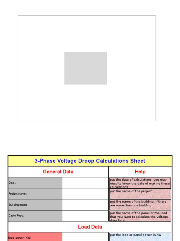 3-Phase Voltage Drop Calculation | PDF