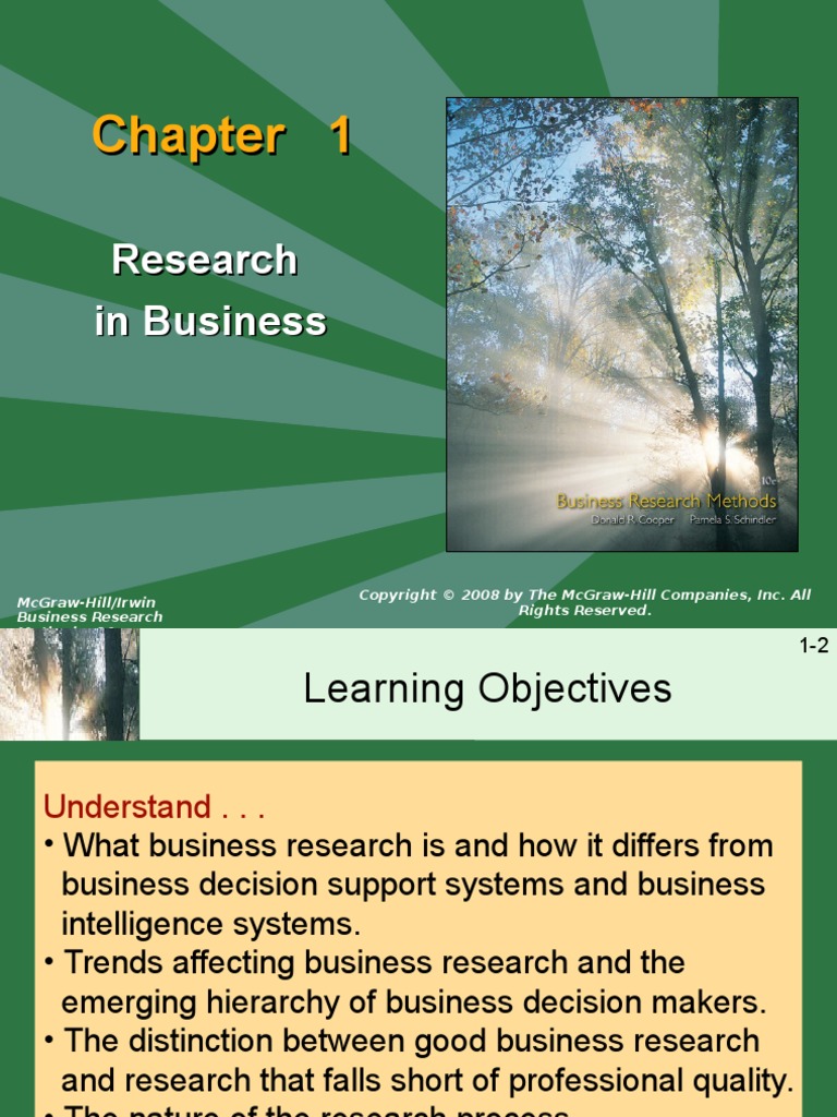 Chap 001 Business Research Methods | PDF | Business Intelligence ...