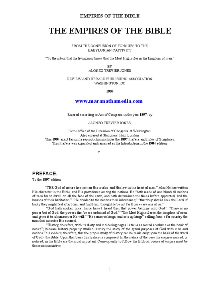 Empires of The Bible by Alonzo T. Jones | PDF