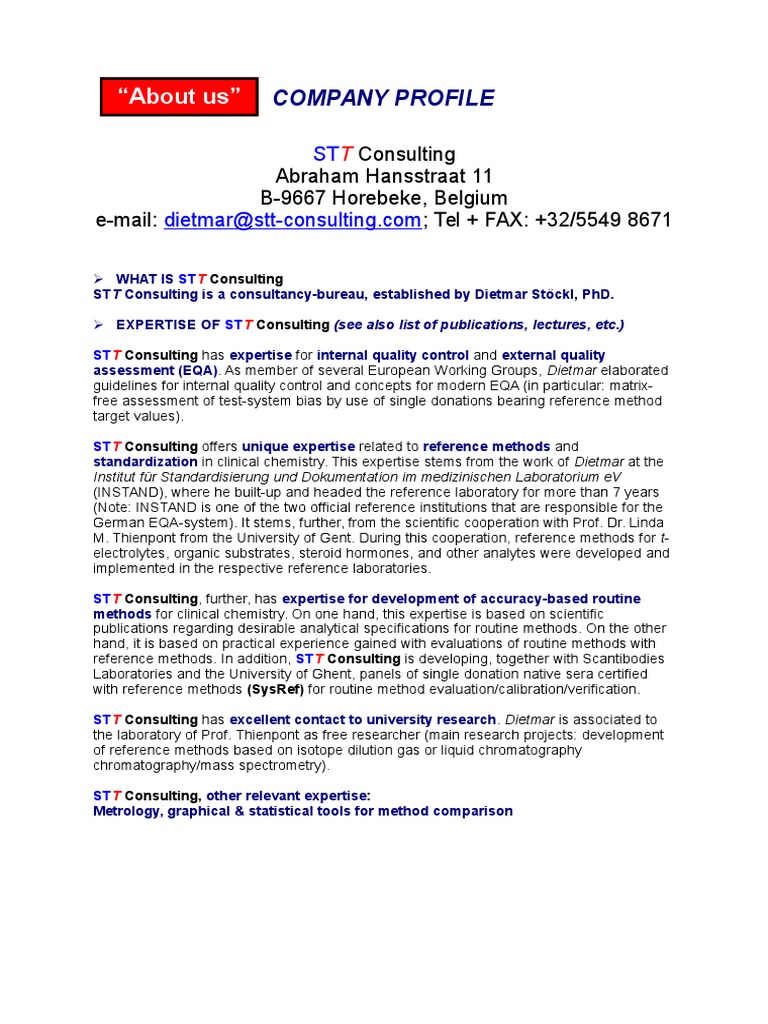 A Comprehensive Profile of STT Consulting and Their Expertise in ...