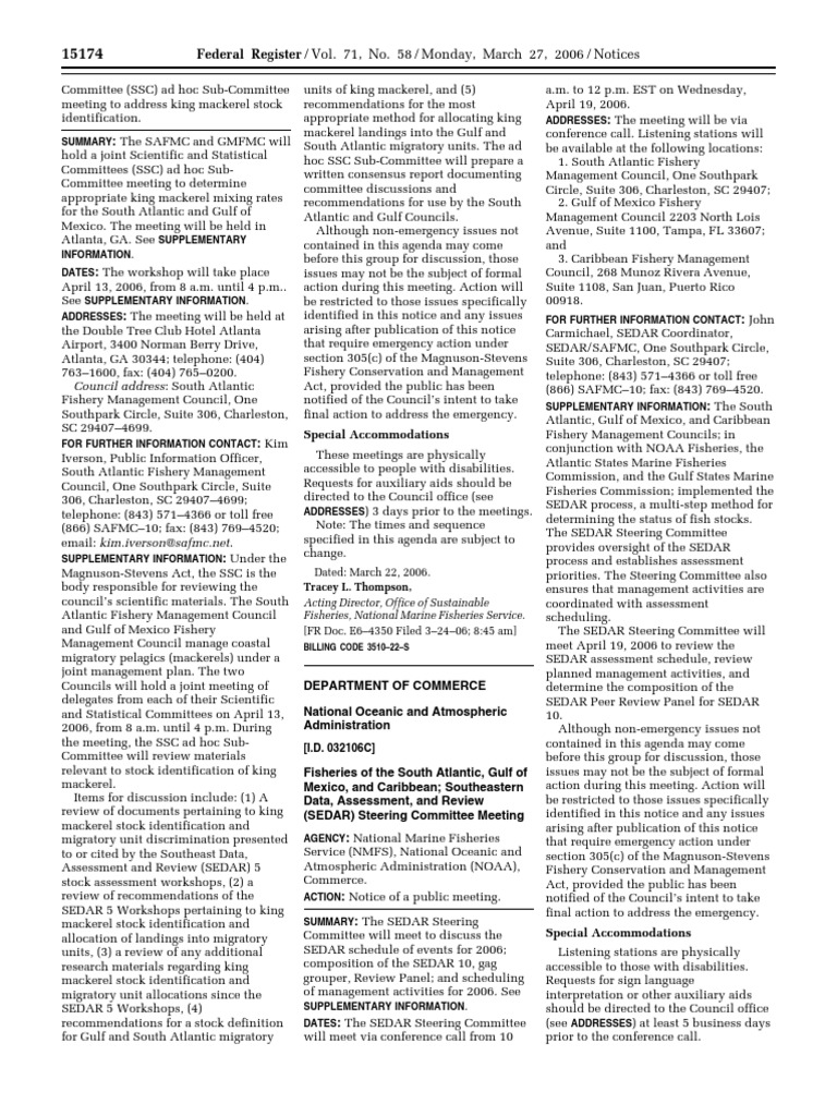 Notice: Environmental Statements Notice of Intent: Incidental Take ...