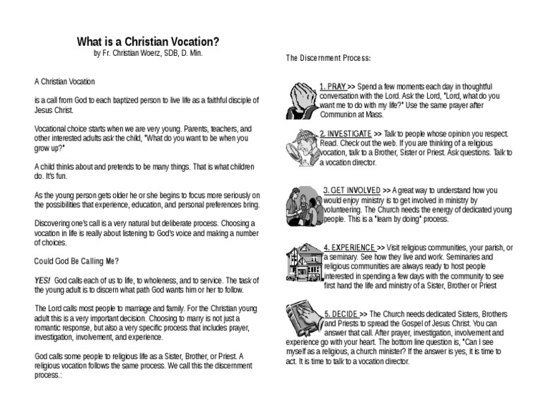 Discerning Your Christian Vocation: A Guide to Prayerfully Exploring ...