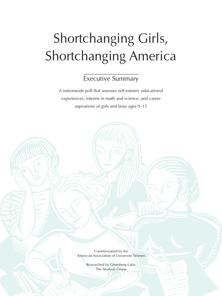 Shortchanging Girls Shortchanging America Executive Summary | PDF ...