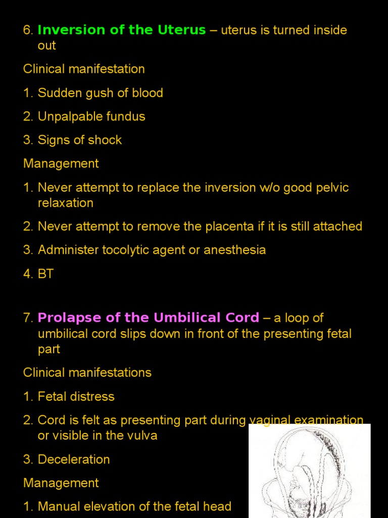 Inversion of the Uterus | Uterus | Childbirth