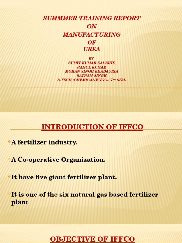 Urea | PDF | Urea | Fertilizer