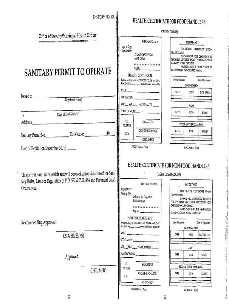 Chapter 3. Sanitary Permit Requirements - 1 | PDF
